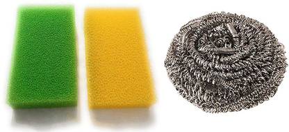 NOHUNT Stainless Steel Kitchen Utensils Dishwashing Scrubber Bartan ...
