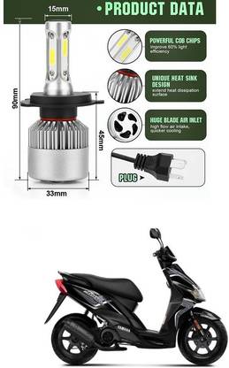 XZRTZ H4/9003/HB2 Motorcycle LED Headlight Bulb High Low Beam Headlamp ...