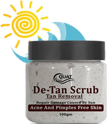 QUAT De-Tan Scrub for Revitalizing Skin,Face Whitening,Glowing Skin ...