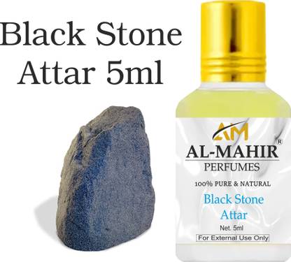 Al-Mahir Black Stone Attar 5ml For Unisex - Pure Natural (Non-Alcoholic ...