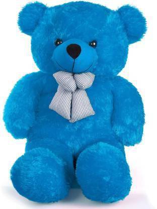 BRITT TEDDYBEAR Sky Blue Smart teddy bear - 90 cm (Sky Blue) - 90.2 cm ...