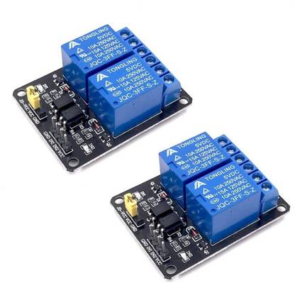 Grahikum 2 Channel 5V Relay DC Module for Arduino UNO R3 DSP ARM PIC AVR STM32 Raspberry Pi with ...