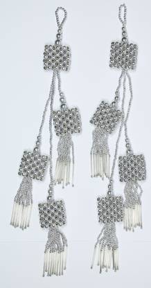 Fashionhaat Trendy and Ethnic Silver Pearls Handmade Three Layered ...