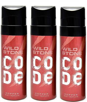 Wild Stone Code Copper Perfume For Men & Women 120 Ml *3 Pcs Perfume ...