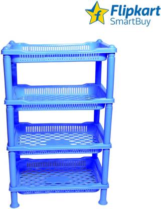 Flipkart SmartBuy Fruits/Vegetables Kitchen Rack Plastic Blue Plastic ...