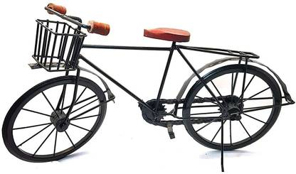 ZARA FURNITURE Metal Tokri Cycle Showpiece, Standard Decorative ...