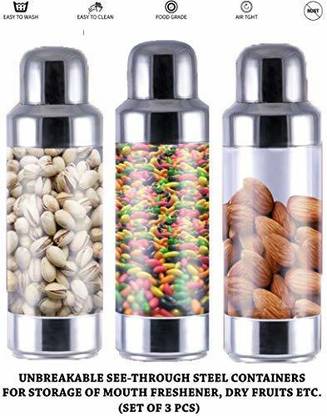 MARU Steel Grocery Container - 600 ml Price in India - Buy MARU Steel ...