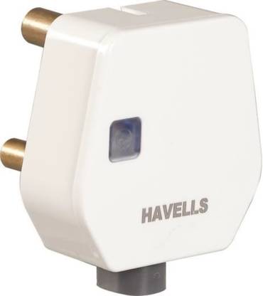 HAVELLS AHLGWXW063 AHLGWXW063 6A 3Pin Plugtop with Indicator Three Pin ...