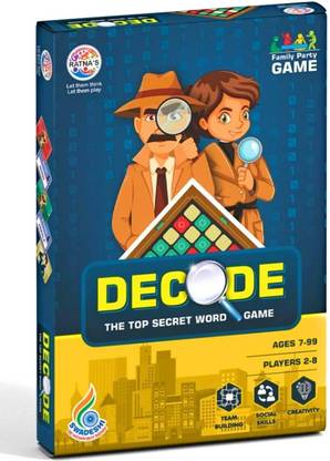 RATNA'S Decode Board Game for Ages 7 and Above Strategy & War Board ...