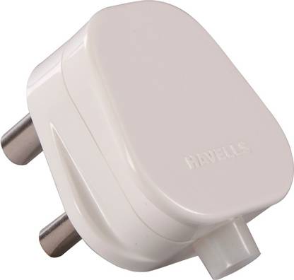 HAVELLS AHLGXXW163-Pk1 16A 3 Pin Plug Top (White) Three Pin Plug Price ...