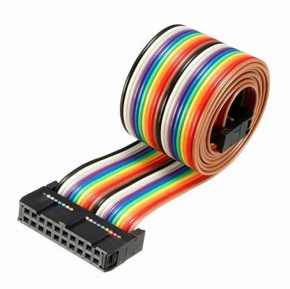 sl sales Frc cable 20 pin 96-inch Long Type-C 2.54mm Pitch IDC Rainbow ...