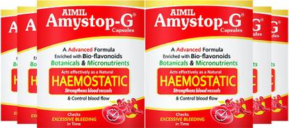 AIMIL Amystop-G Capsules Natural Iron & Other Supplement for Women ...