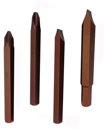 Qualigen Heavy duty 4pc Magnetic Impact Driver bits size +PH2 ,+PH3 ...