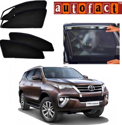 Autofact Rear Window, Side Window Sun Shade For Toyota Fortuner Price ...