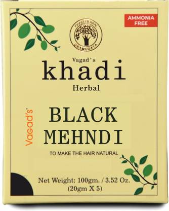 vagad's khadi Khadi-Hair-Color-Black Natural Mehendi Price in India - Buy vagad's khadi Khadi ...