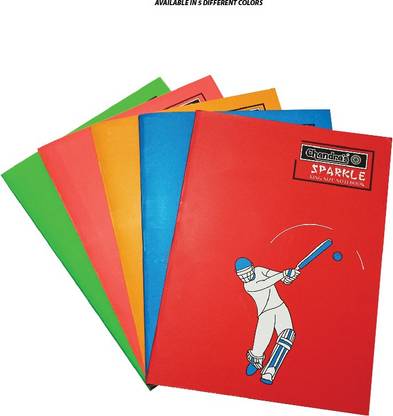chandras Sparkle King size Book-size Notebook Single line 160 Pages ...