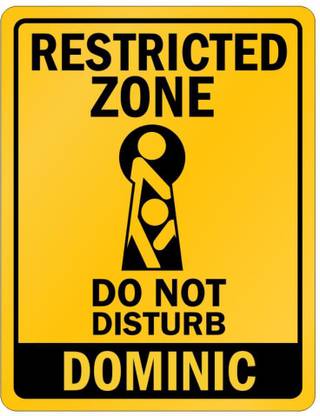 qthinfra RESTRICTED ZONE CAUTION WARNING STICKER Emergency Sign Price ...