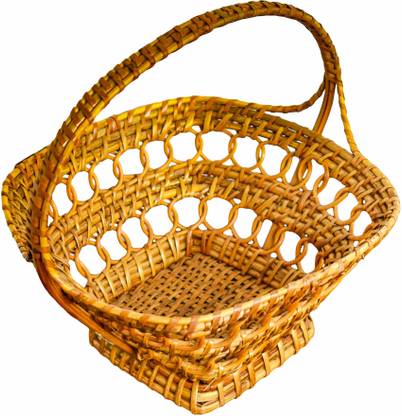 Bengal Craft Store Flower Basket Cane Flower Basket Price in India ...