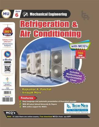 Refrigeration And Air Conditioning MU Sem 6 Mechanical Mumbai University: Buy Refrigeration And ...