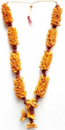 S3A Chandan Rudraksh Sandal Mala Garland - 28 inch Sandal wood Garland ...