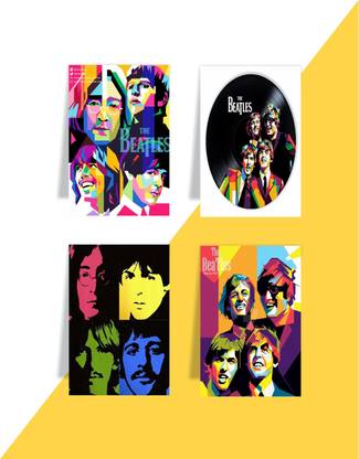 Macro BEATLES SET OF 4 MAGNETIC BOOKMARKS | OFFICIALLY LICENSED ...