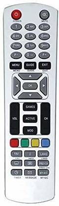 Akshita DTH Compatible For DTH Set Top Box Remote Control Without Recording DISH TV Zenega-4 ...