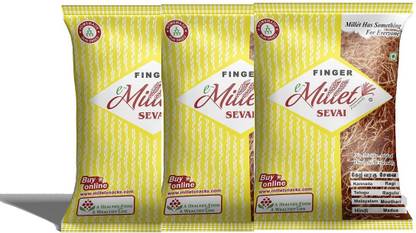 e-Millet Finger Millet pack of 180g x 3 nos Vermicelli 540 g Price in India - Buy e-Millet ...