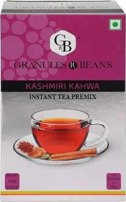 Granules and Beans Kashmiri Kahwa Instant Premix | Saffron & Cardamom ...