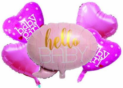 Flipkart.com | Rozi Decoration Printed Baby Shower|Birthday Theme Foil ...