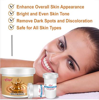 Alina Gold Bleach Cream kit 250gm - Price in India, Buy Alina Gold ...