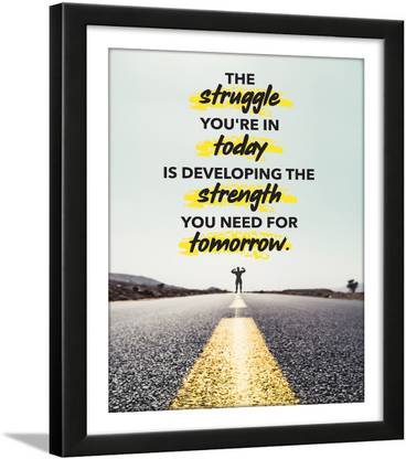Motivational Quotes Wall Frames for Study Room - Student Quotes Frame ...