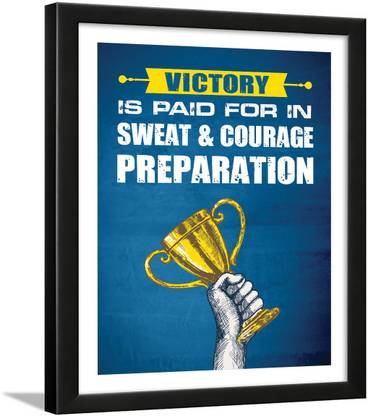 Motivational Quotes Wall Frames for Study Room - Student Quotes Frame ...