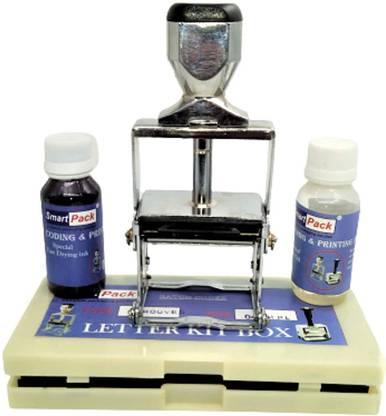 SmartPack Hand Batch Coding and Date Printing Machine on Plastic Pouch ...