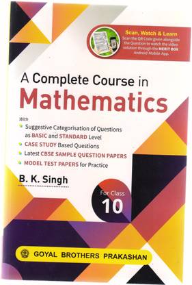 A Complete Course In Mathematics For Class 10: Buy A Complete Course In ...