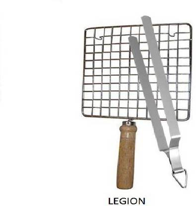 Legion HEAVY Roasting Net with Steel Tong, Stainless Steel Wire Roaster ...