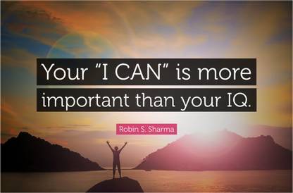 I CAN Motivational Quote Poster Paper Print - Quotes & Motivation ...