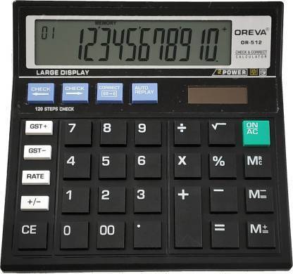 Flipkart.com | Ajanta OREVA OR-512 Check & Correct Oreva OR-512gt Basic Calculator - Basic