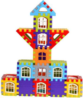 KHUSH Puzzle Game for Kids | Board Games | House Block Building Game ...