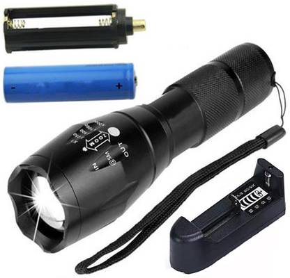 Small Sun 5 Modes Portable Bright Waterproof Long Range Focus Flashligh ...