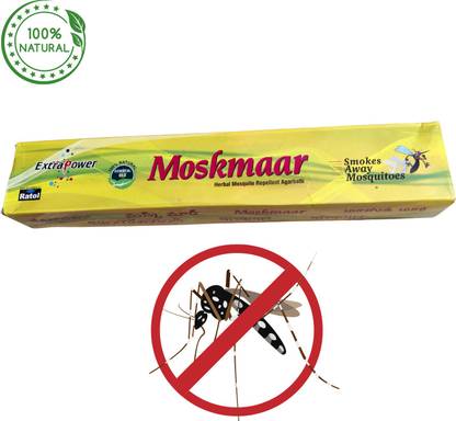 moskmaar Organic 100% Natural Mosquito Repellant Agarbatti Incense ...