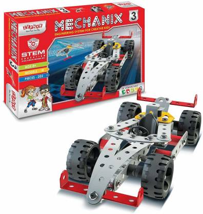 ZEPHYR Metal Mechanix -3 Engineering System For Creative Kids - Metal ...