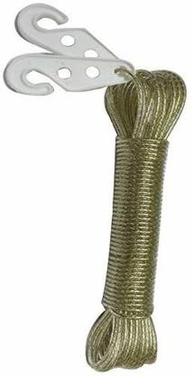 Mobfest Clothesline Wet Laundry Rope PVC Coated Metal Cloth Drying Wire ...