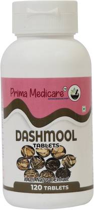 Prima Medicare 100% Natural Dashmool (Dashamula) Tablets - 120 Tablets ...