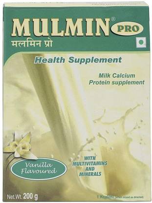 Mulmin Pro Health Supplement Milk Calcium Protein Supplement Powder ...