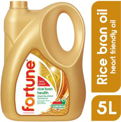 FORTUNE health physically refined Rice Bran Oil Can Price in India ...