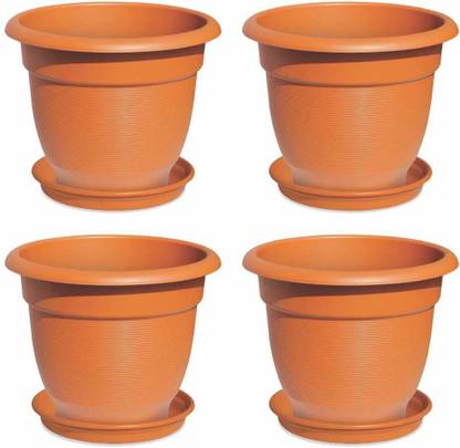 MILTON by Milton BLOSSOM MATE POT 4 Planters set of 4 with tray, 6 ...