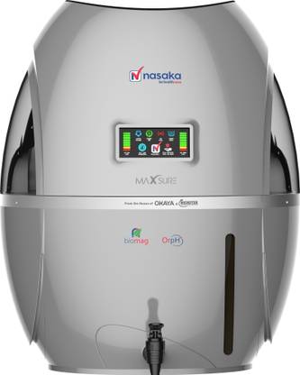 NASAKA MaxSure RO+UV+UF+ORPH By Okaya & Microtek 13 L RO + UV + UF ...