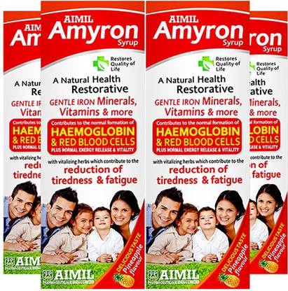AIMIL Amyron Multivitamins Syrup for Men & Women with 34 Ingredients ...