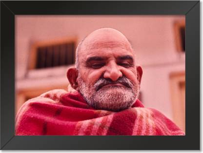 Maharaj Ji Neem Karoli Baba Poster Photo Frame For Home Office ...