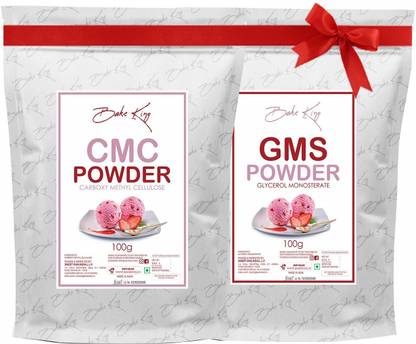 Bake King Combo CMC Powder (Carboxymethyl Cellulose) and GMS Powder ...